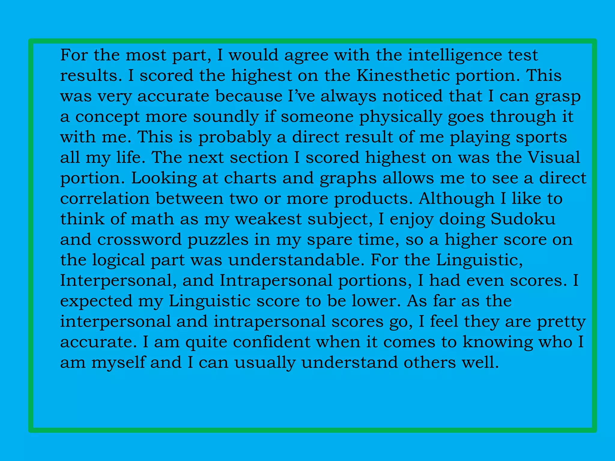 Ap psych intelligence assessment | PPT