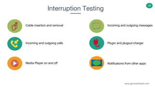 Mobile App testing guidelines at genora | PPT