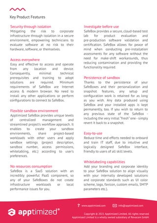 Apptimized SafeBox | PDF