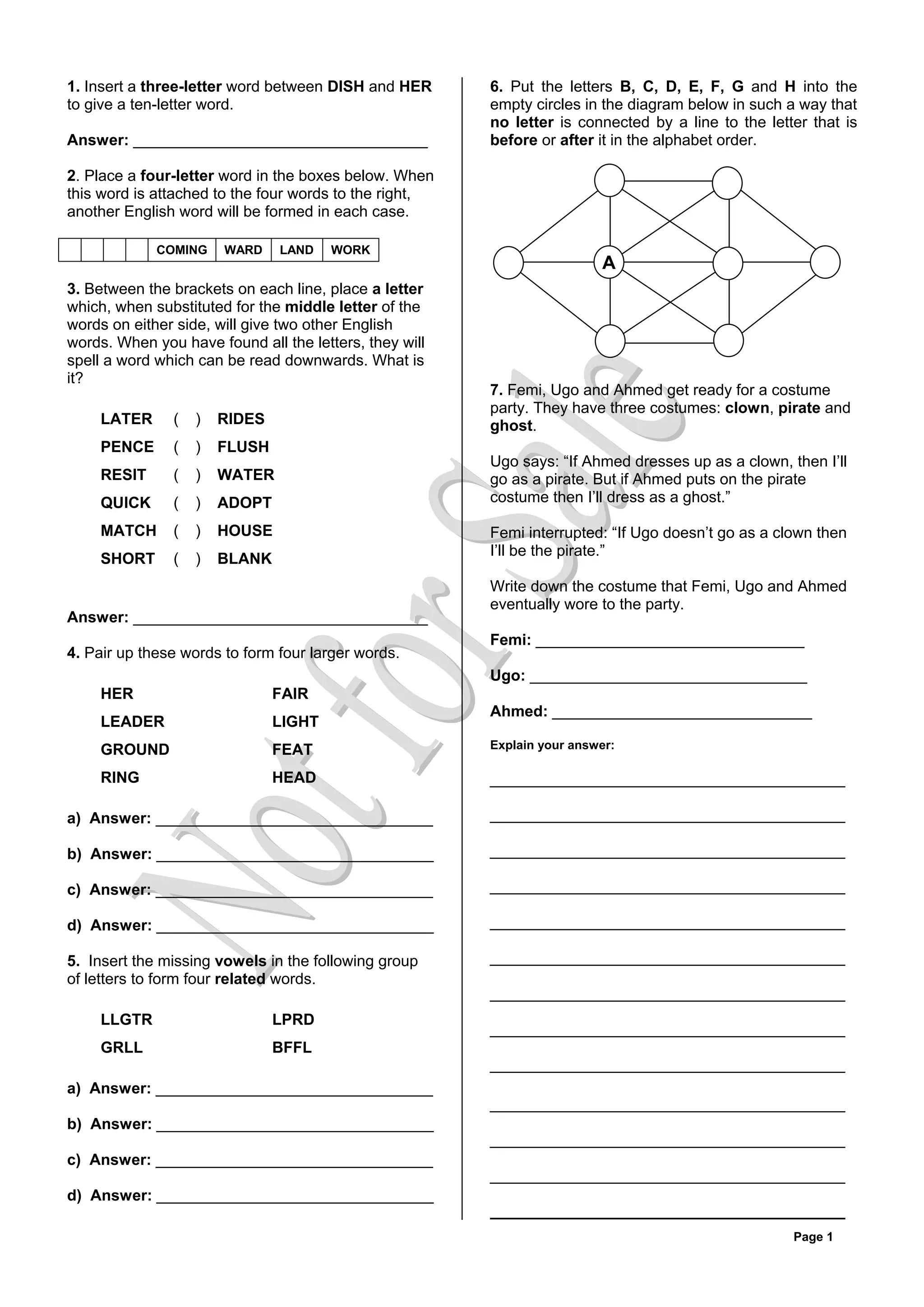 Apptitude1 no restrictionLOYOLA JESUIT, ABUJA PAST QUESTIONS PAPERS ...