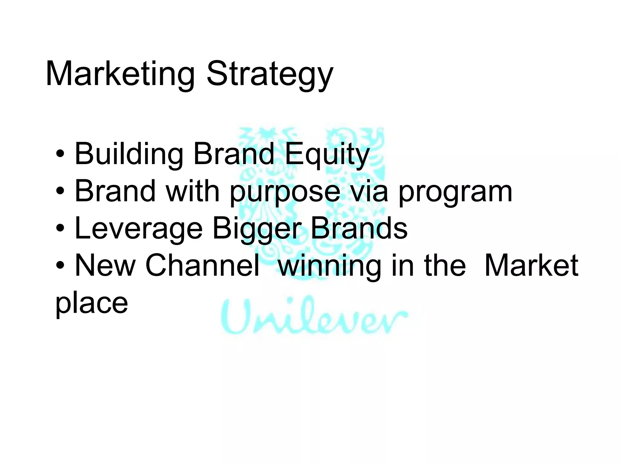 All about unilever strategies , competition, S W O T by Jassdeep Chawla ...