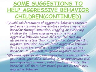 AGRESSIVENESS IN STUDENTS | PPTX