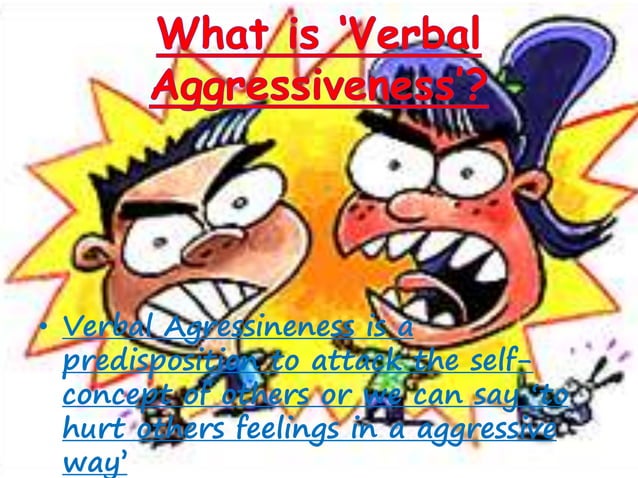 AGRESSIVENESS IN STUDENTS | PPT