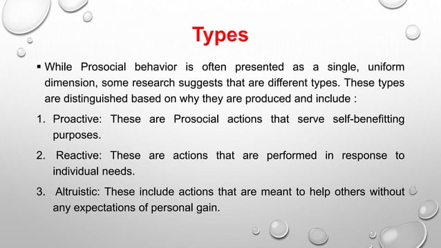 Prosocial Behavior | PPT