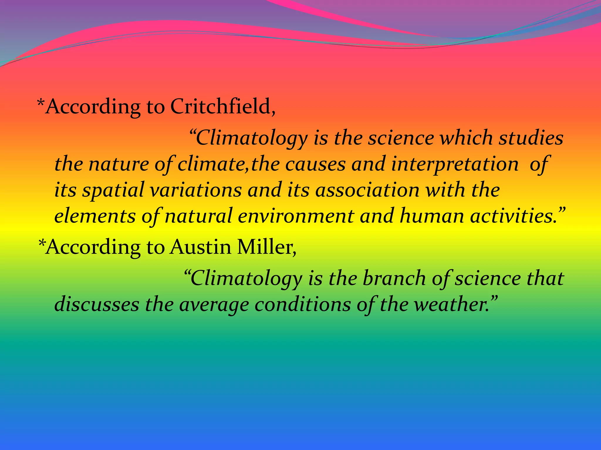 climatology | PPT