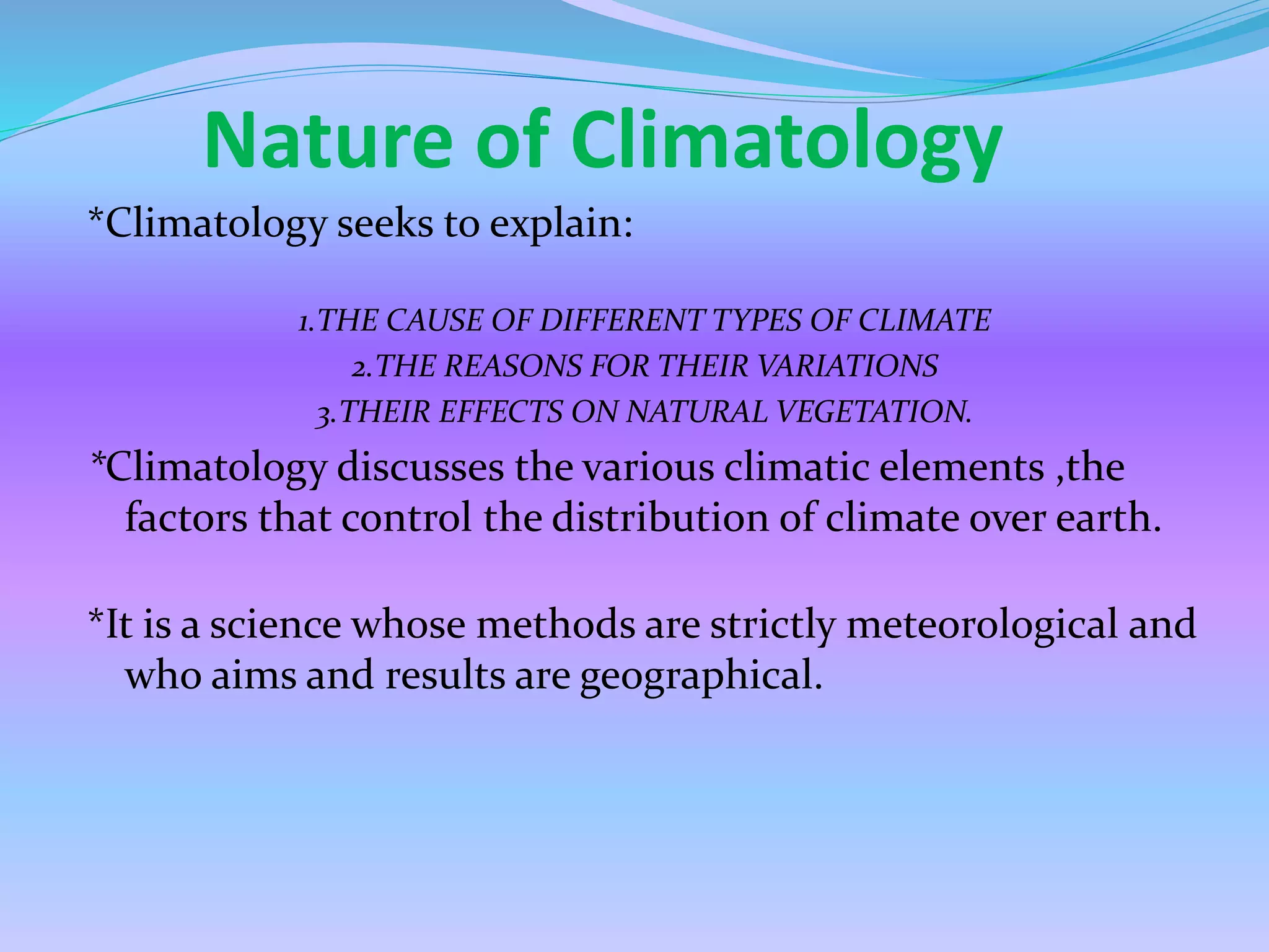 climatology | PPT