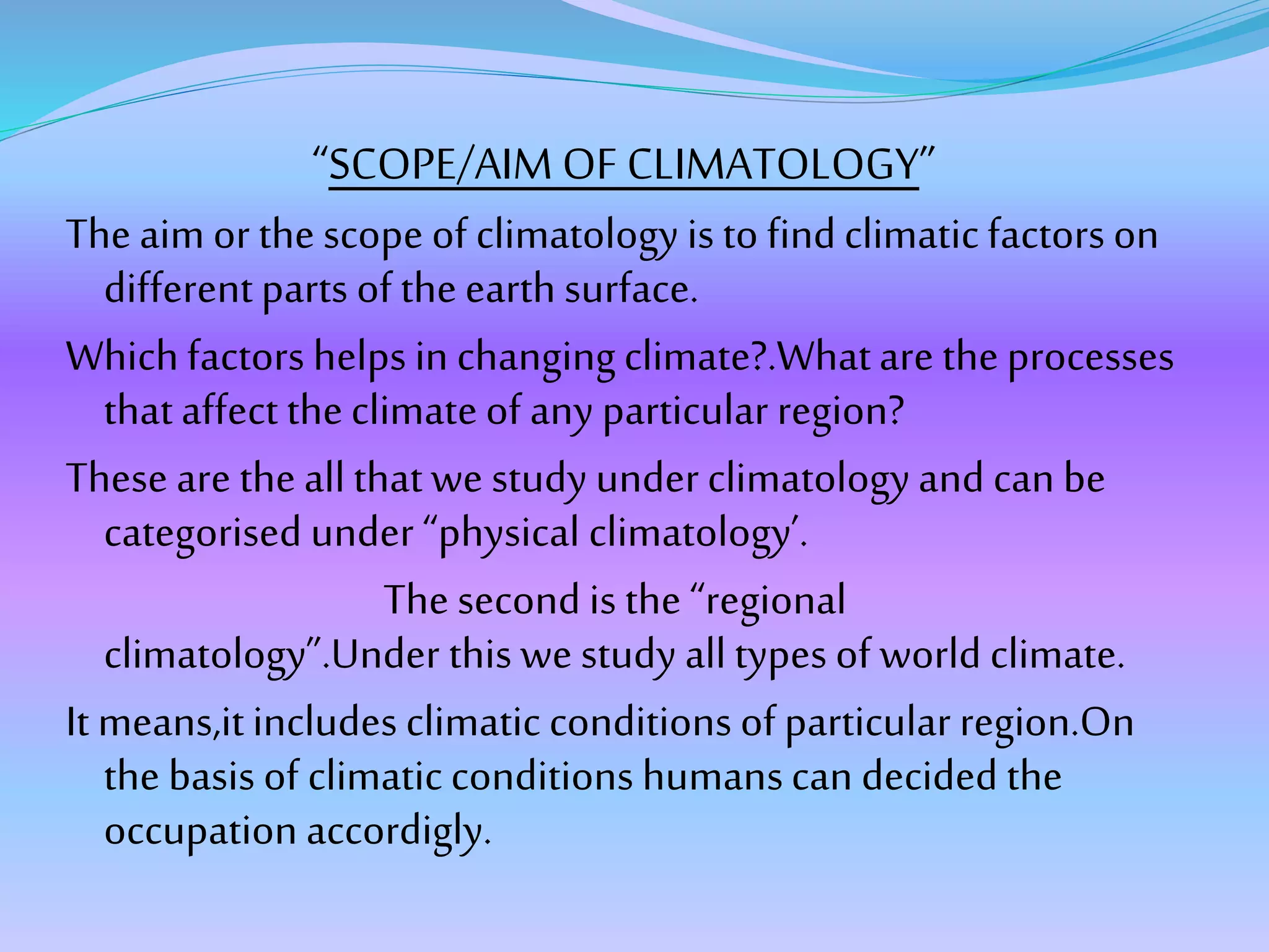 climatology | PPT