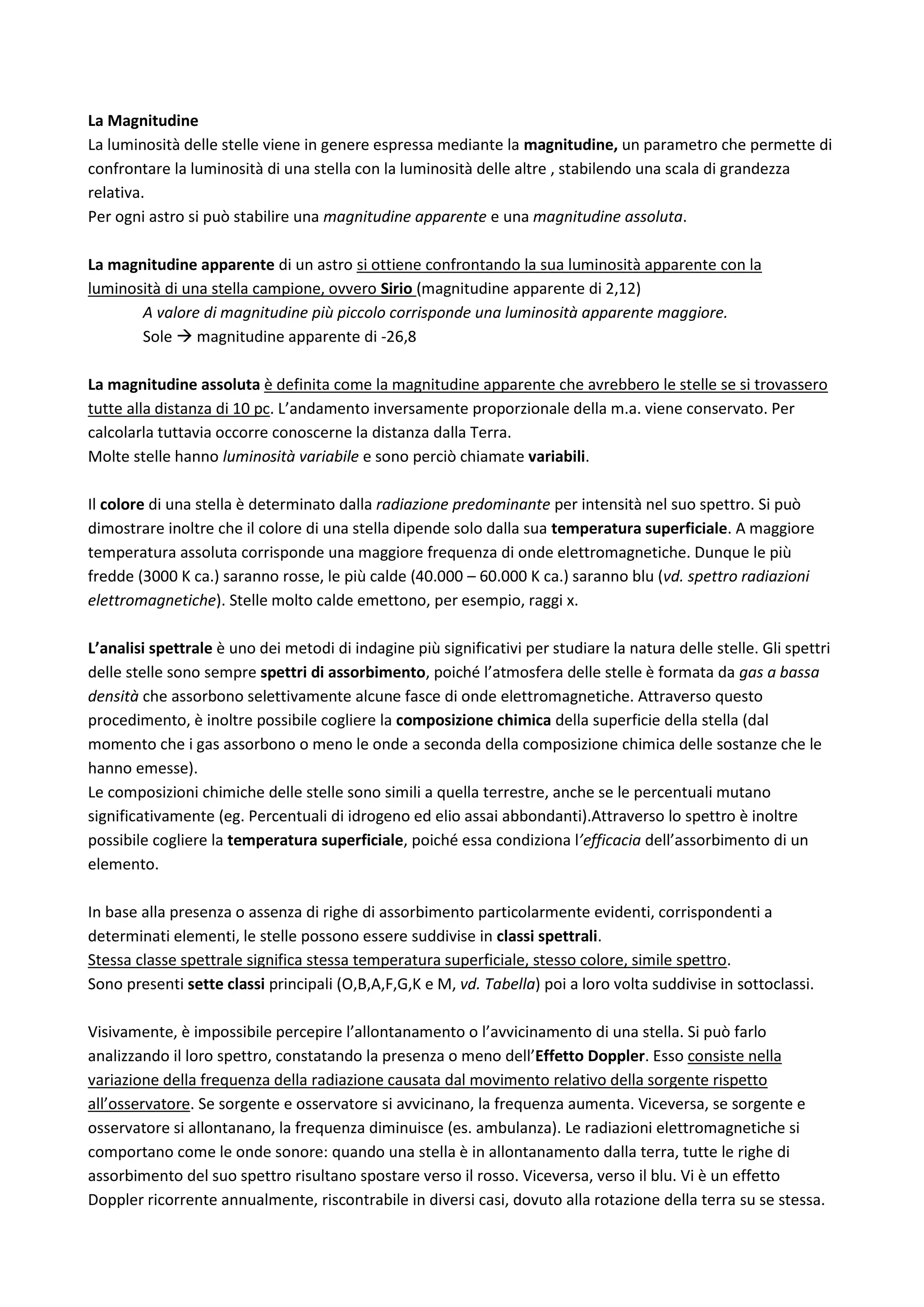 Appunti di geografia astronomica | DOCX