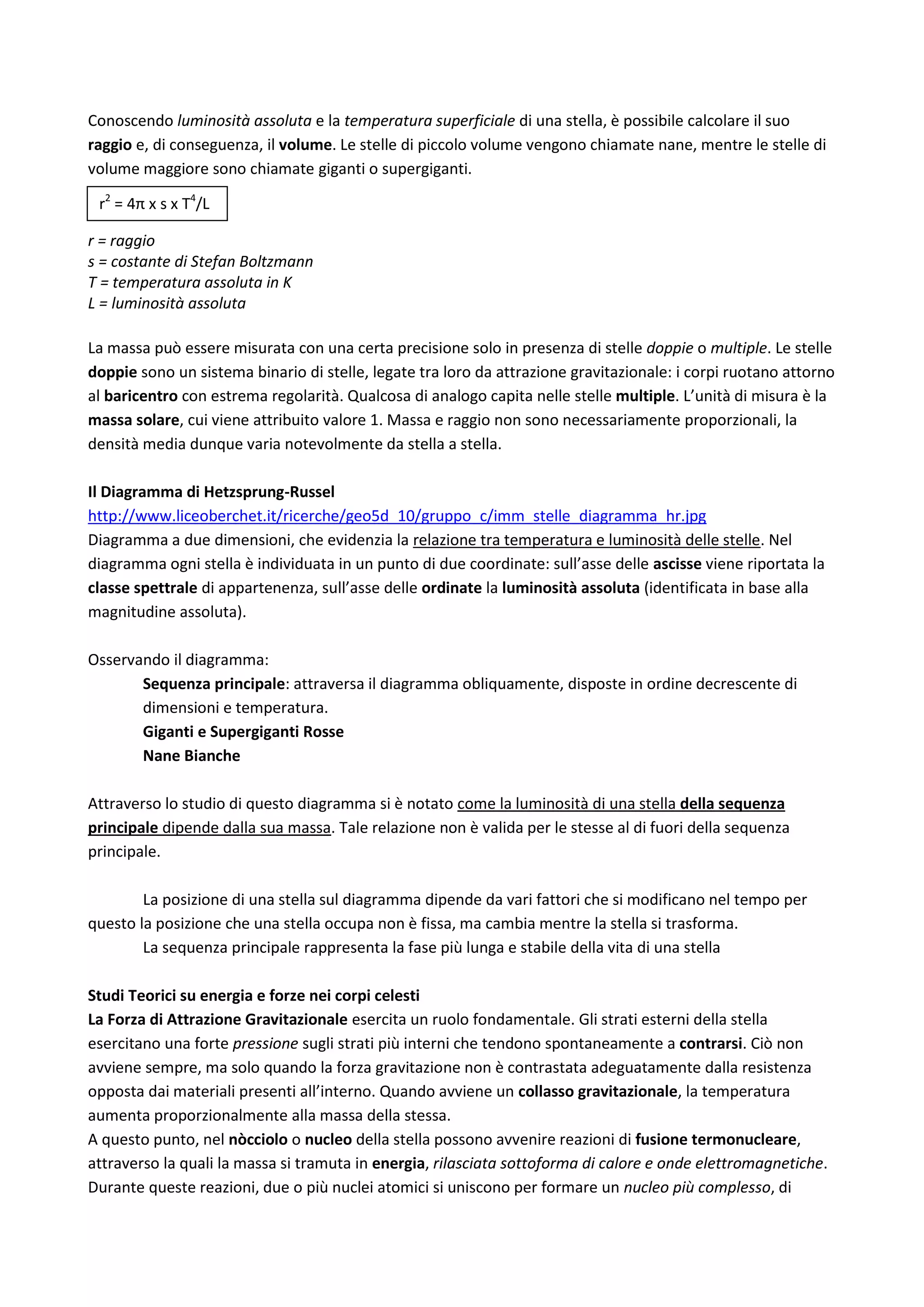 Appunti di geografia astronomica | DOCX