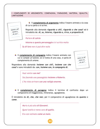 Appunti di grammatica italiana | PDF