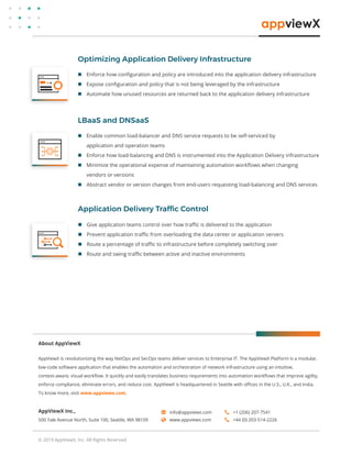 Application Delivery Automation_Solution Brief | PDF