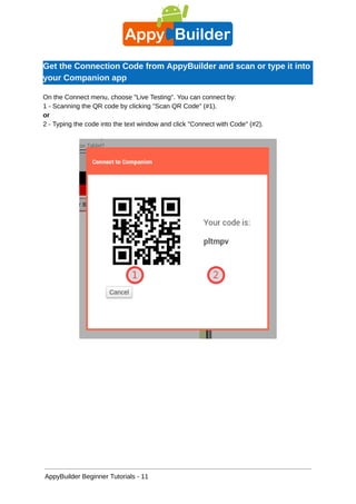 Appy Builder Beginner Tutorial Pdf