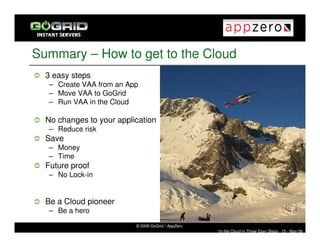 AppZero & GoGrid: Moving Windows Server Apps to Cloud in 3 Easy Steps | PDF