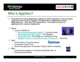 AppZero & GoGrid: Moving Windows Server Apps to Cloud in 3 Easy Steps | PDF