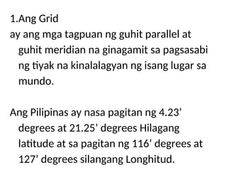 APQ1W1D1 Mga Likhang Isip na Guhit sa Mapa o Globo | PPT