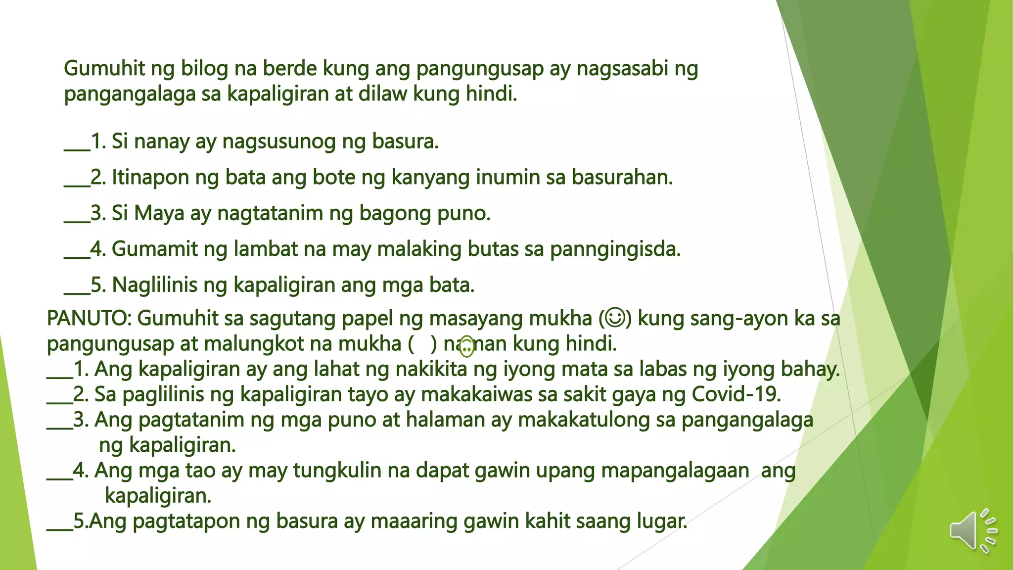 AP Q3 Week 4 Mga Tungkulin sa Pangangalaga ng Kapaligiran.pptx