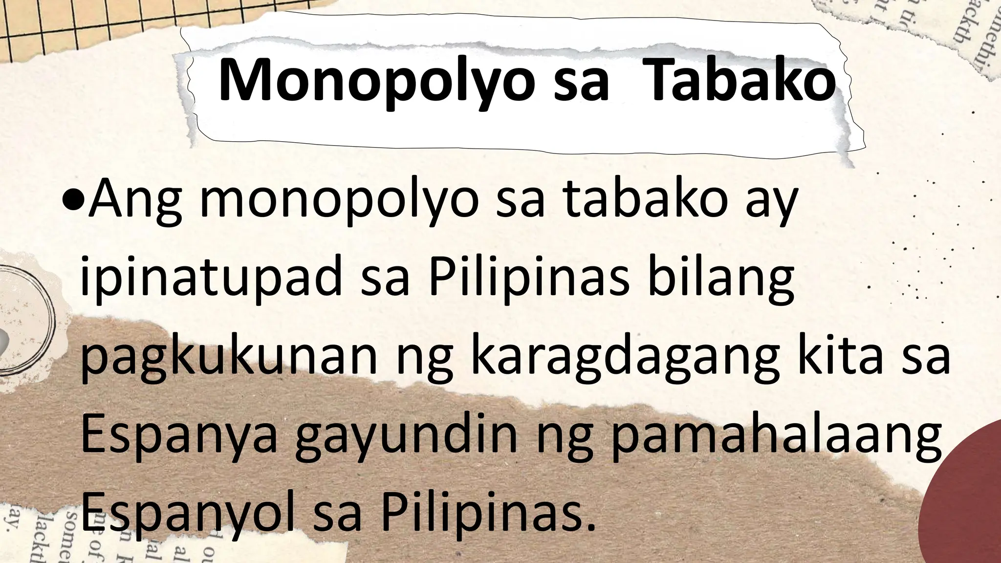AP Q4 Week 1 ppt.pptx- Salik sa Pagusbong ng Nasyonalismo- Monopolyo ng ...