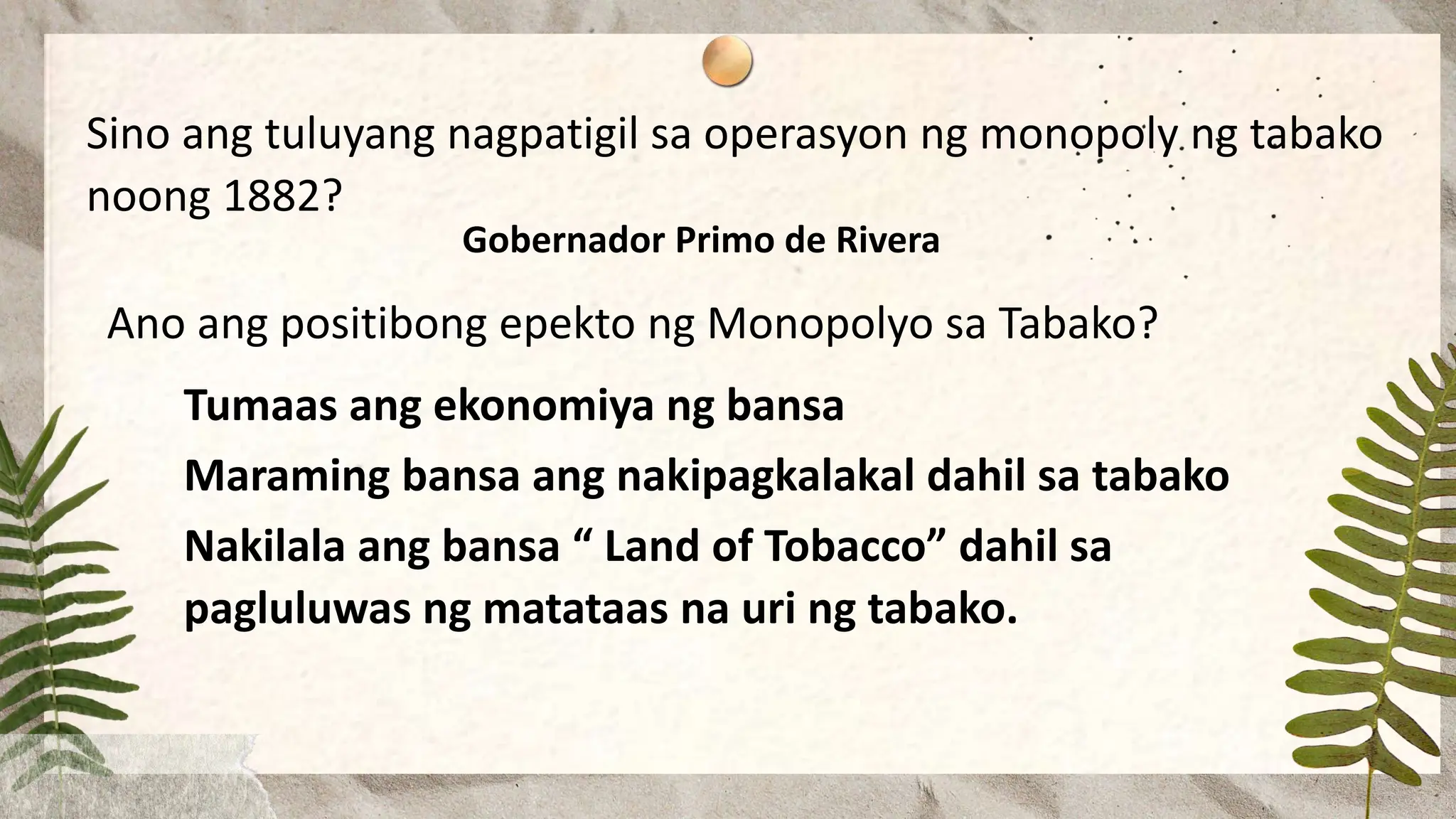 AP Q4 Week 1 ppt.pptx- Salik sa Pagusbong ng Nasyonalismo- Monopolyo ng ...