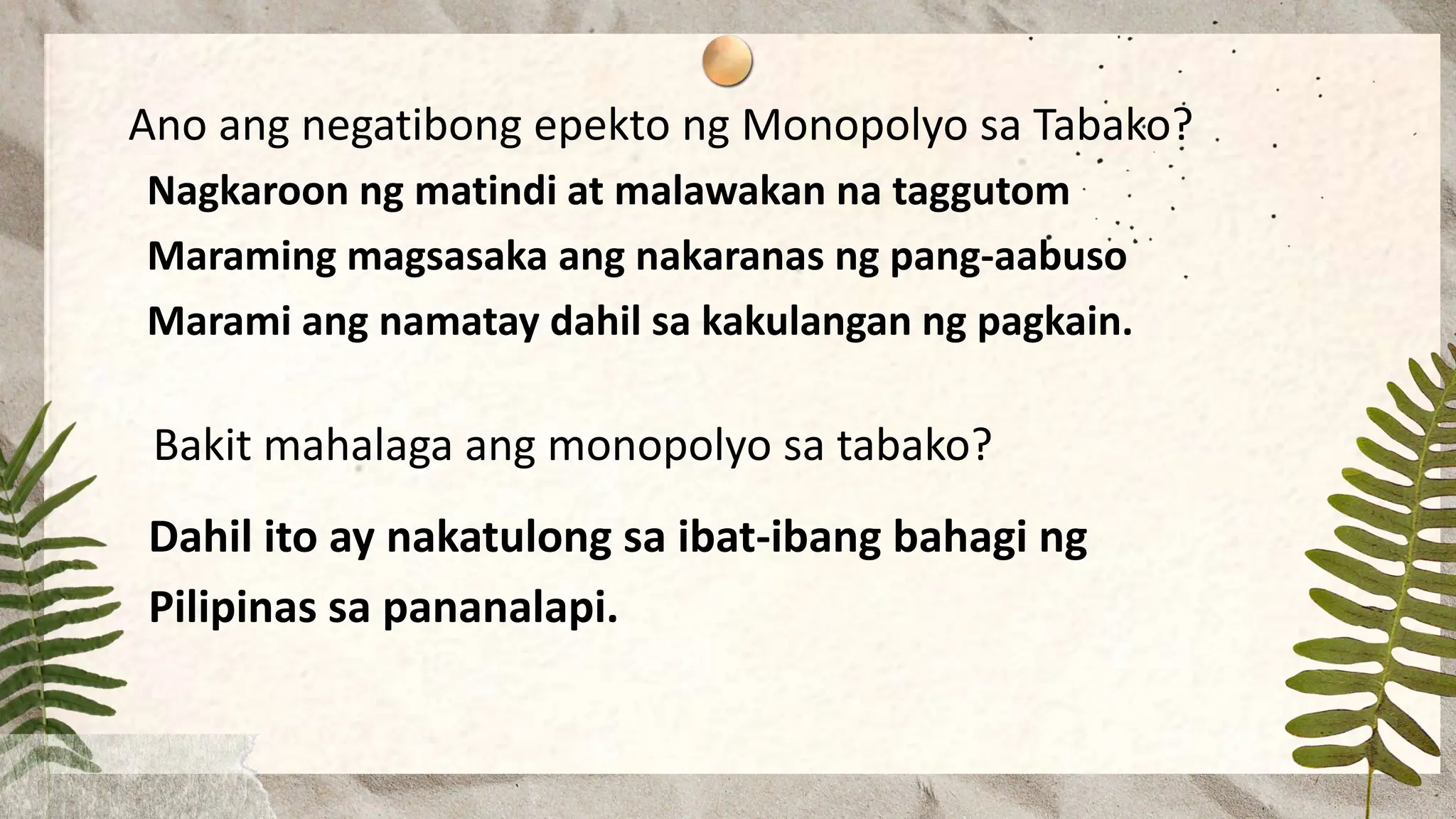 AP Q4 Week 1 ppt.pptx- Salik sa Pagusbong ng Nasyonalismo- Monopolyo ng ...