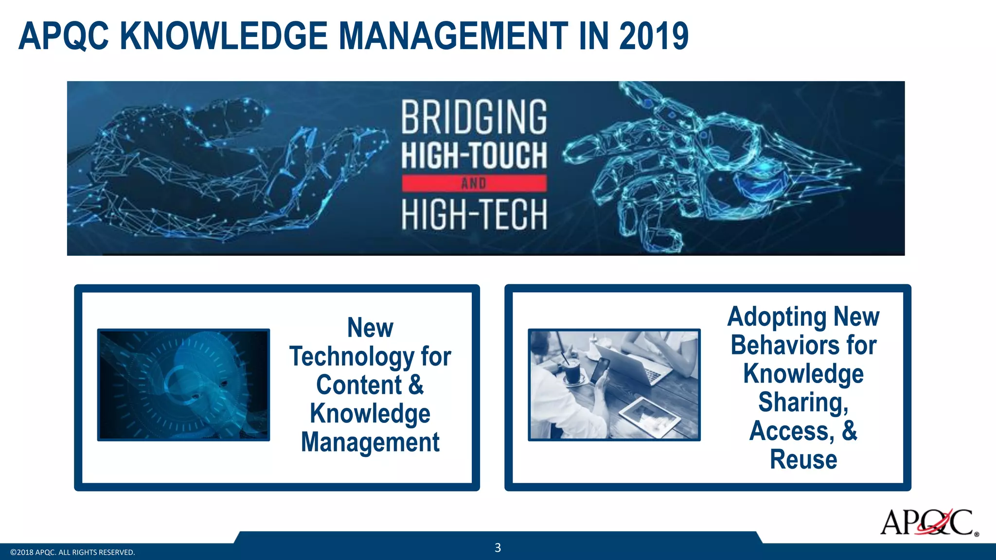 High-Touch KM for a High-Tech World | PPT