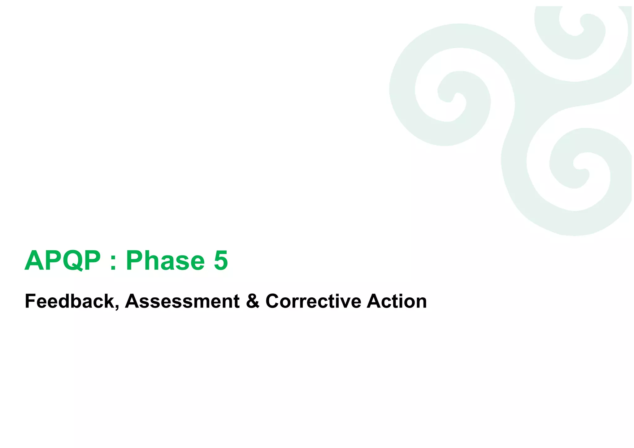 APQP: Advanced Product/Project Quality Planning | PDF