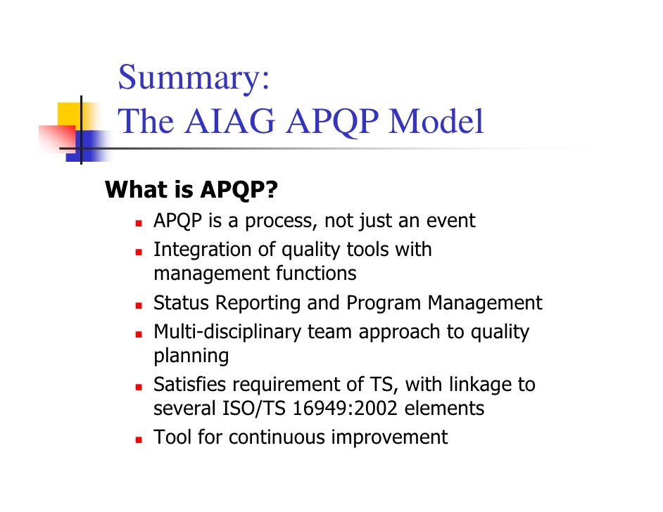 Apqp ppt