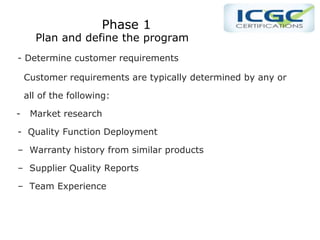 APQP APPL.ppt | Computer Software and Applications | Computing