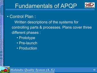 Apqp fundamentals | PPT