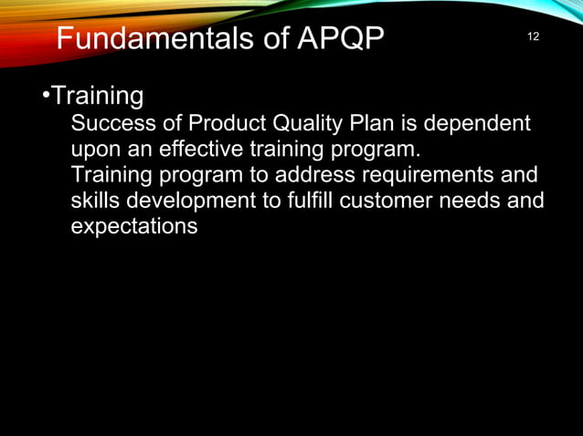 apqp tool for manufacturing trainingg.ppt