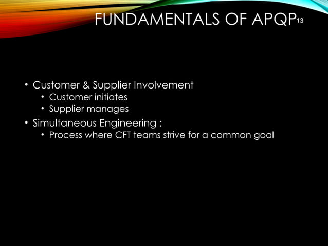 apqp tool for manufacturing trainingg.ppt