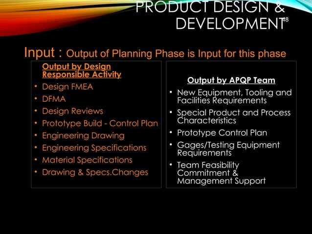 apqp tool for manufacturing trainingg.ppt