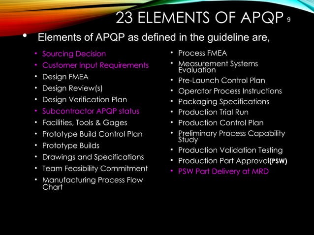 apqp tool for manufacturing trainingg.ppt