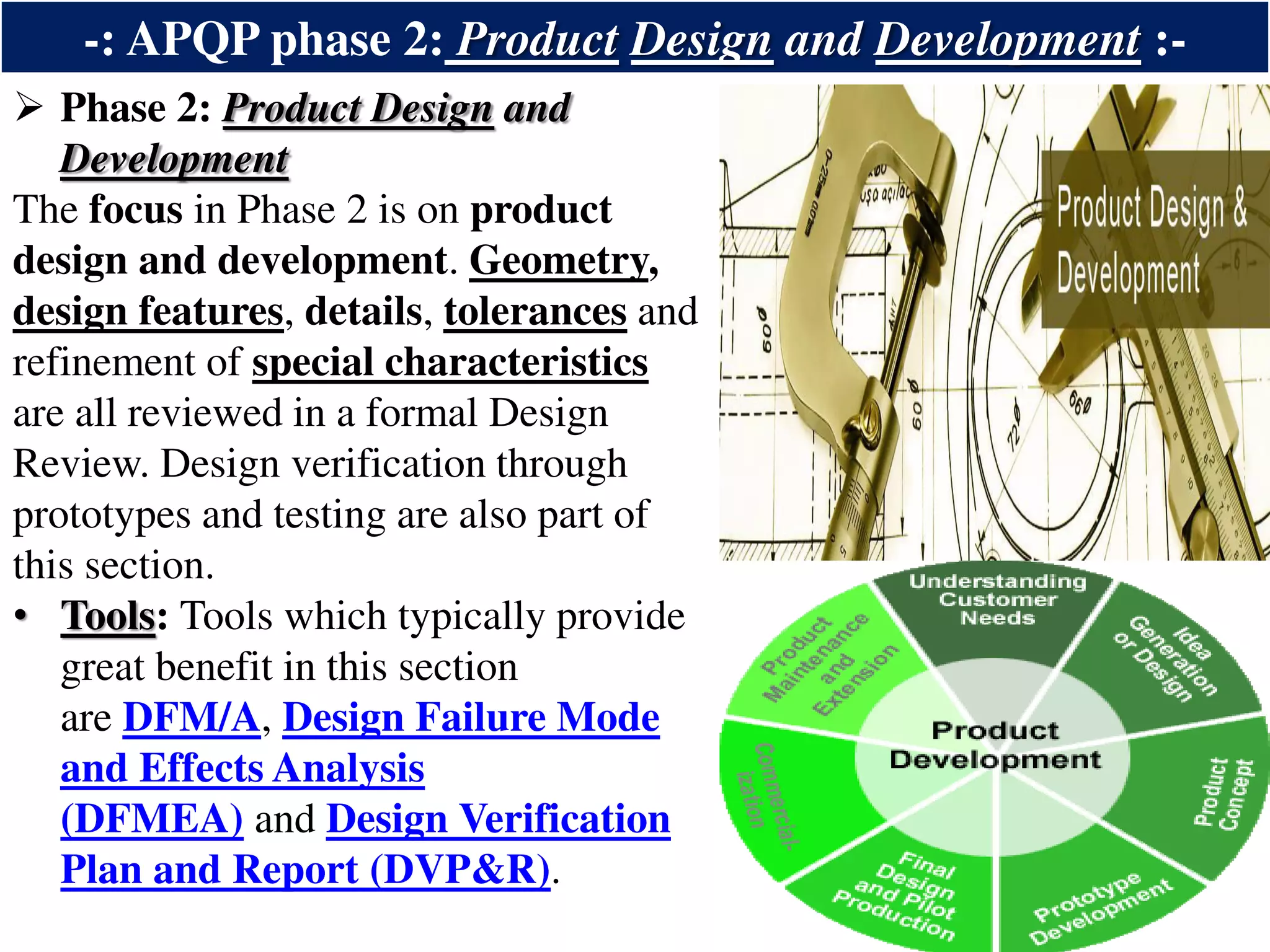 Advanced Product Quality Planning presentation | PDF