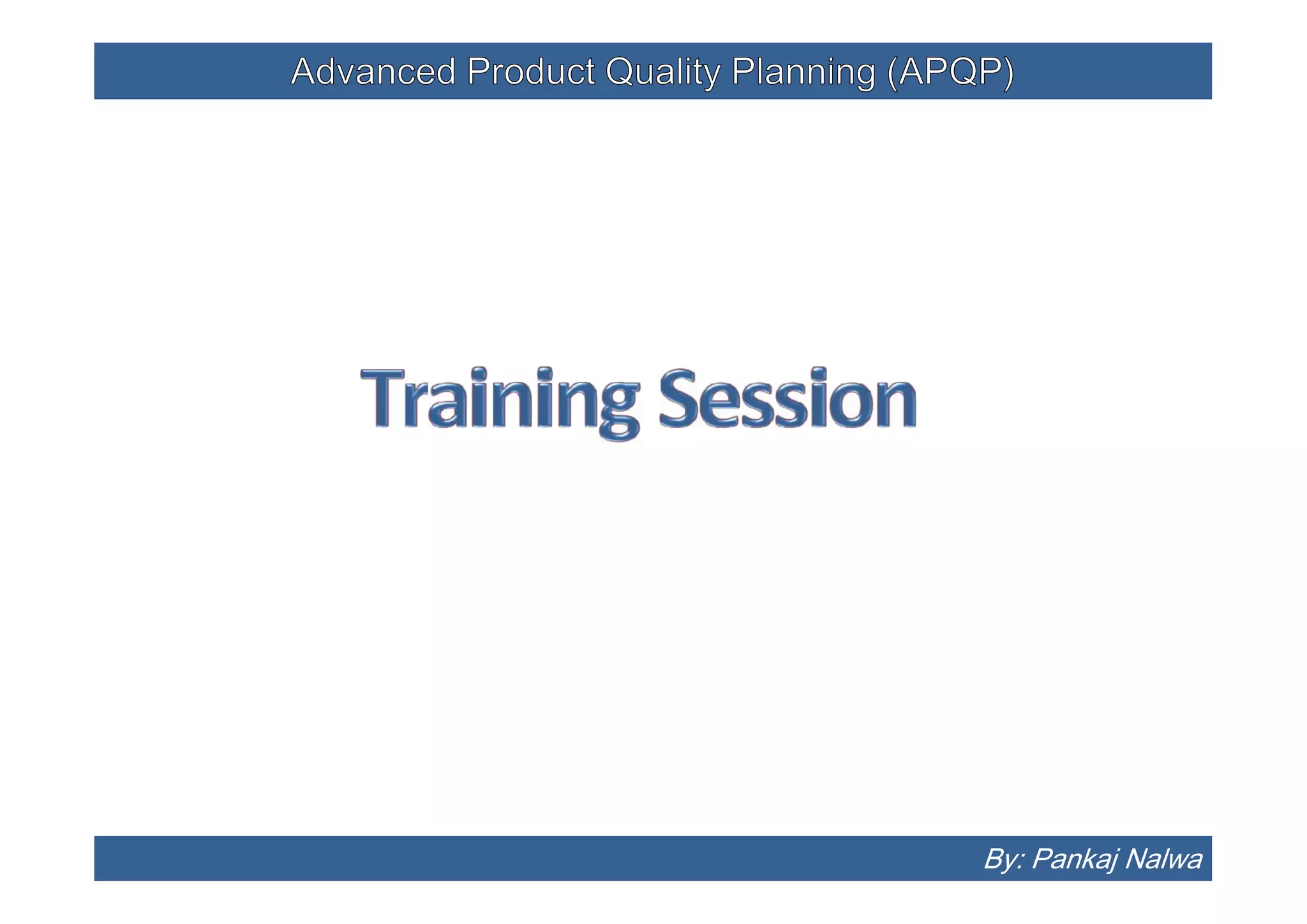 APQP | PDF