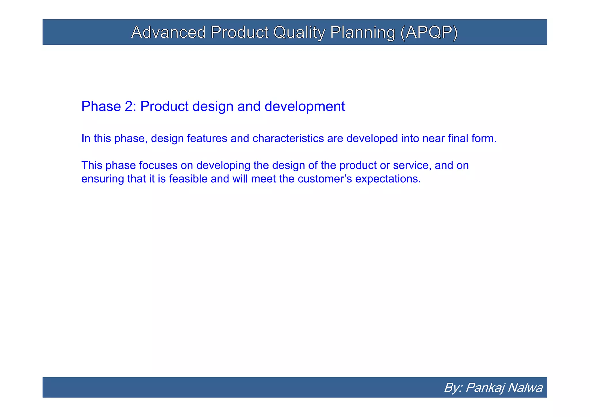 APQP | PDF