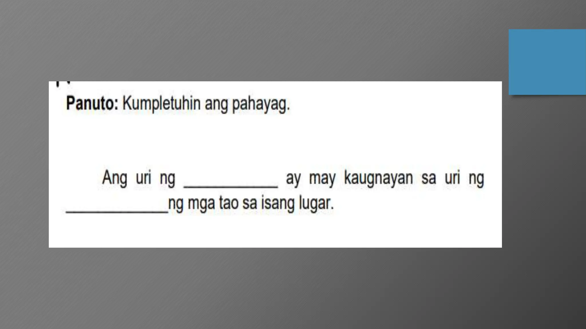 ARALING PANLIPUNAN GRADE 3 QUARTER 4 WEEK 1 DAY 1 | PPTX