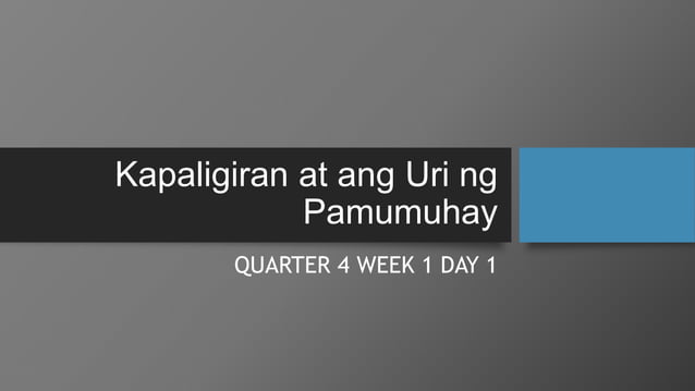 ARALING PANLIPUNAN GRADE 3 QUARTER 4 WEEK 1 DAY 1 | PPTX
