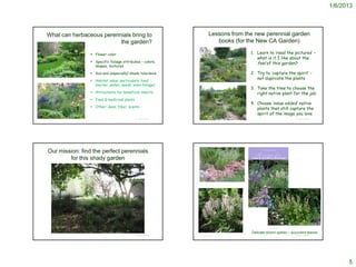 Perfect Perennials - Notes | PDF