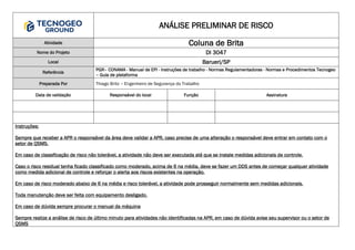 APR- Analise preliminar de risco Coluna de brita 3047.pdf