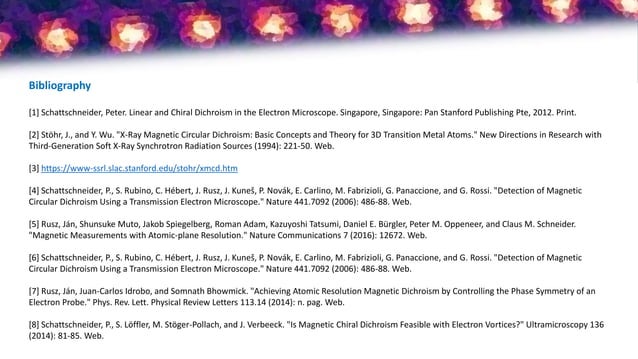 Atomic Plane Resolution Electron Magnetic Circular Dichroism | PPT ...