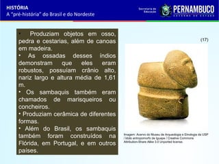 A pré história do Brasil e do nordeste | PPT