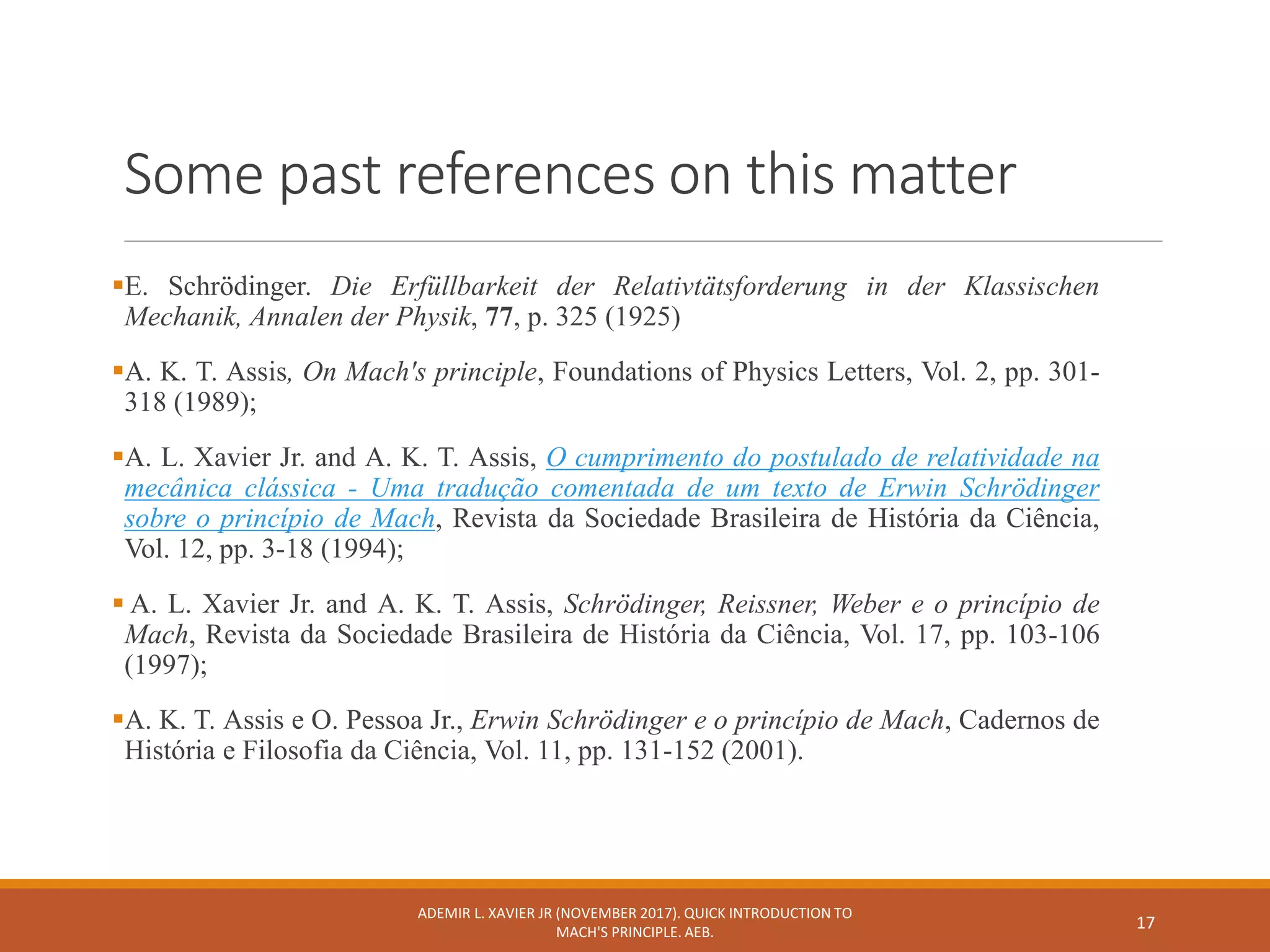 A quick introduction to Mach's principle | PDF