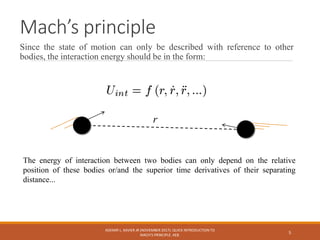 A quick introduction to Mach's principle | PDF