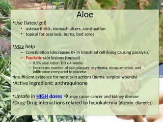 Herbal Therapies in Primary Care | PPT