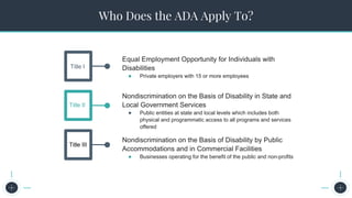 ADA Compliance & Website Accessibility | PPT