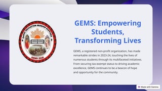 GEMS Annula Report presentation APR2023-24.pptx