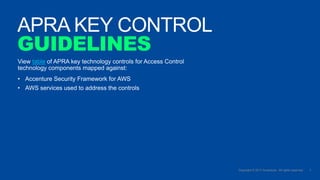 Accenture Security Framework for AWS - Australian Prudential Regulatory ...