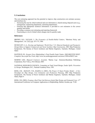 A practical approach for ship construction cost estimation | PDF