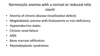 A Practical Approach to Anemia | PPT