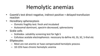 A Practical Approach to Anemia | PPT